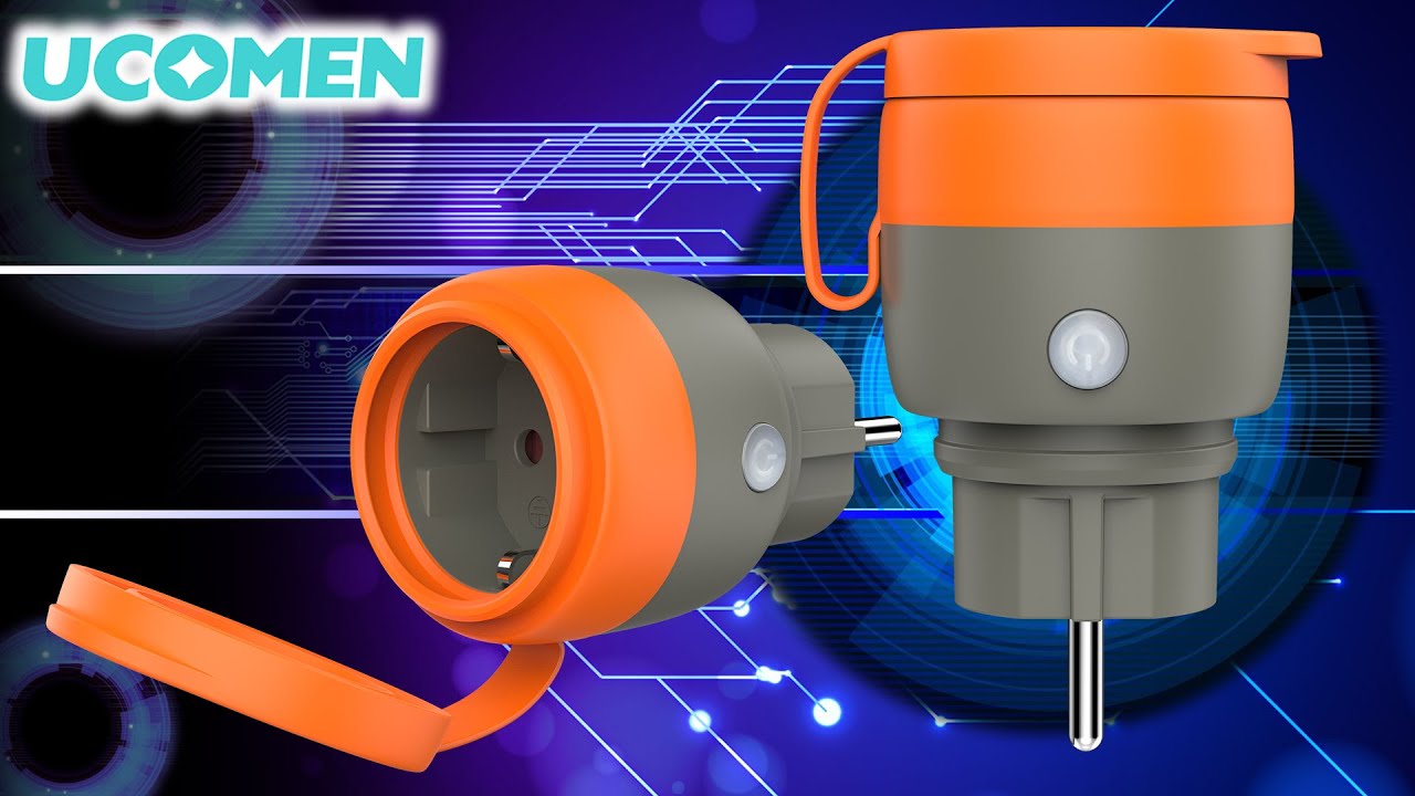 UCOMEN New Outdoor Sockets WLAN Smart Steckdose WiFi Stecker Smart Plug ...