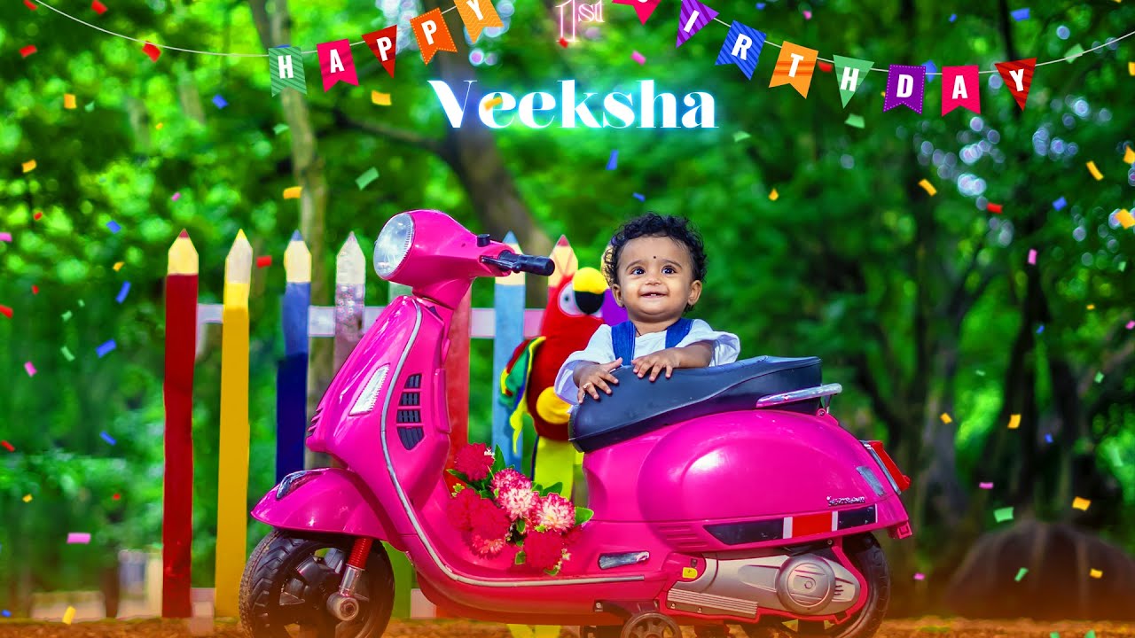 Veeksha Pre Birthday - YouTube