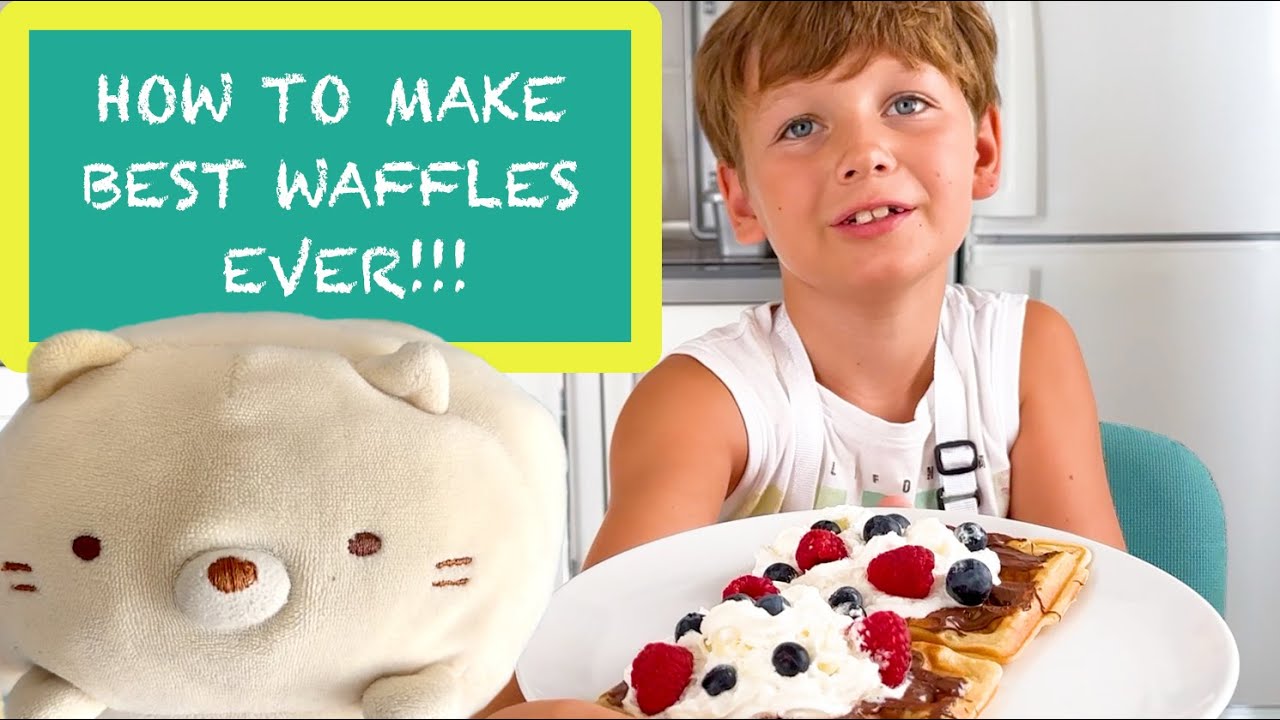 How to make BEST WAFFLES EVER! - YouTube