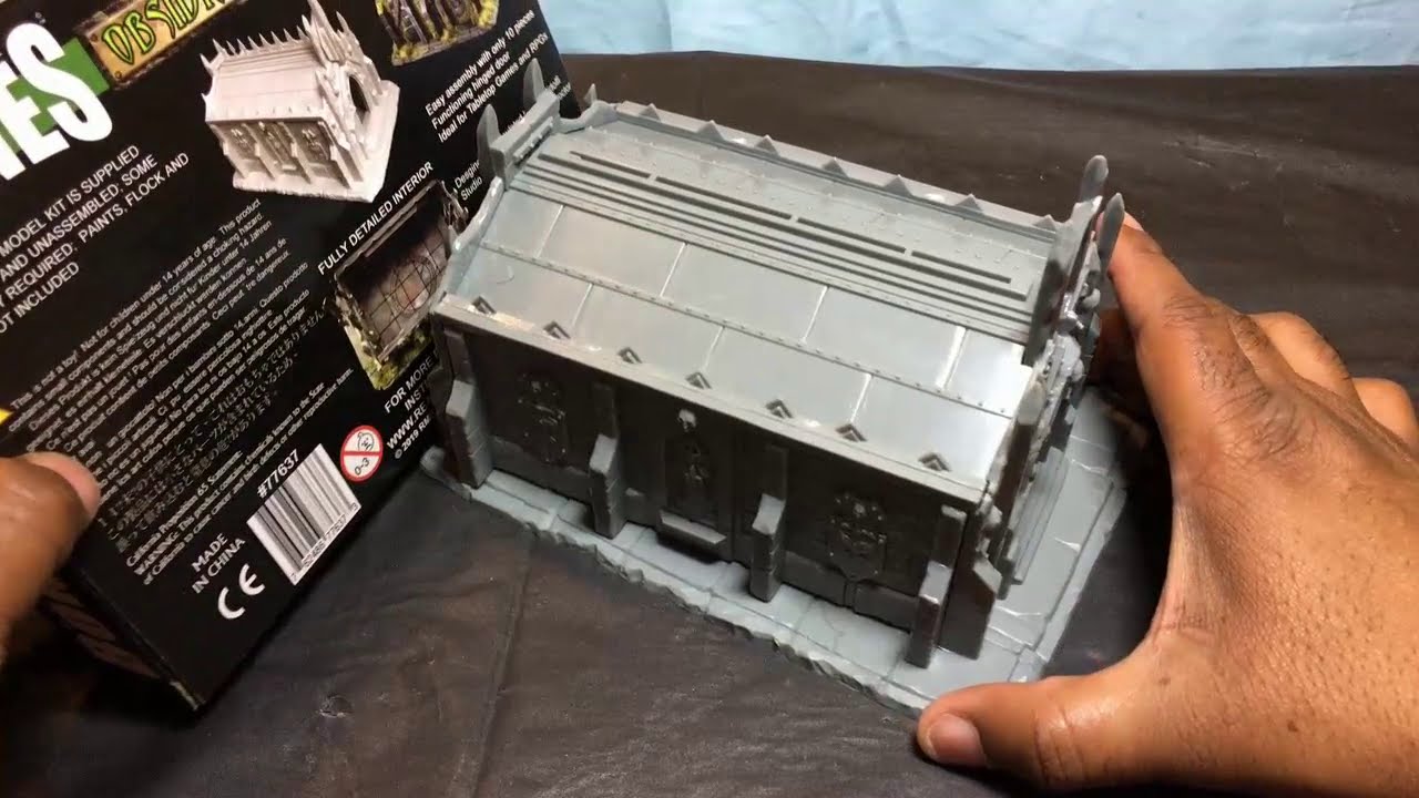 Reaper Miniatures Obsidian Crypt - YouTube
