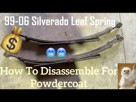 Prepping My Leaf Springs For Powder | New Fuel Pump | Leaf Spring ...