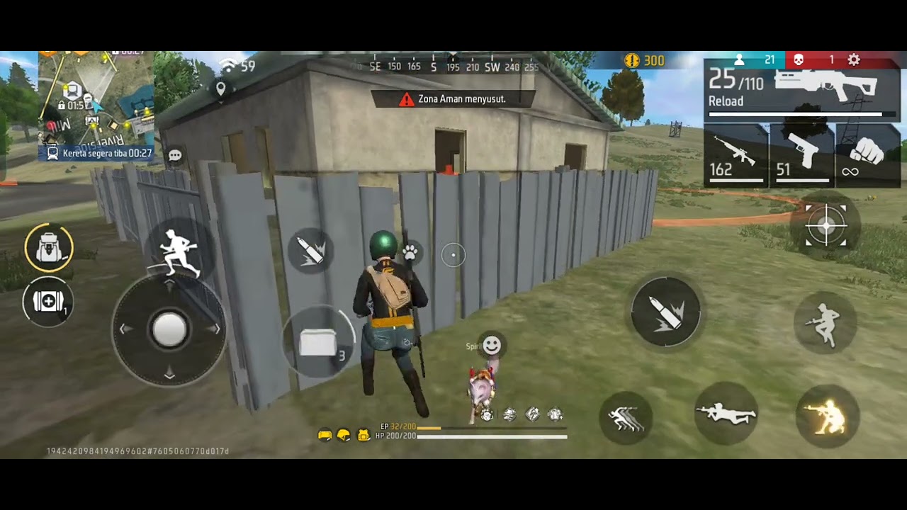 BELAJAR MAIN GAME FREE FIRE DI BATTLE ROYALE PART 379 - YouTube