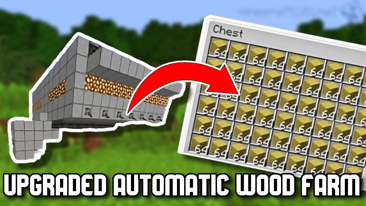 How To Make a Simple ( Upgraded ) Automatic Bamboo Wood Farm In ...