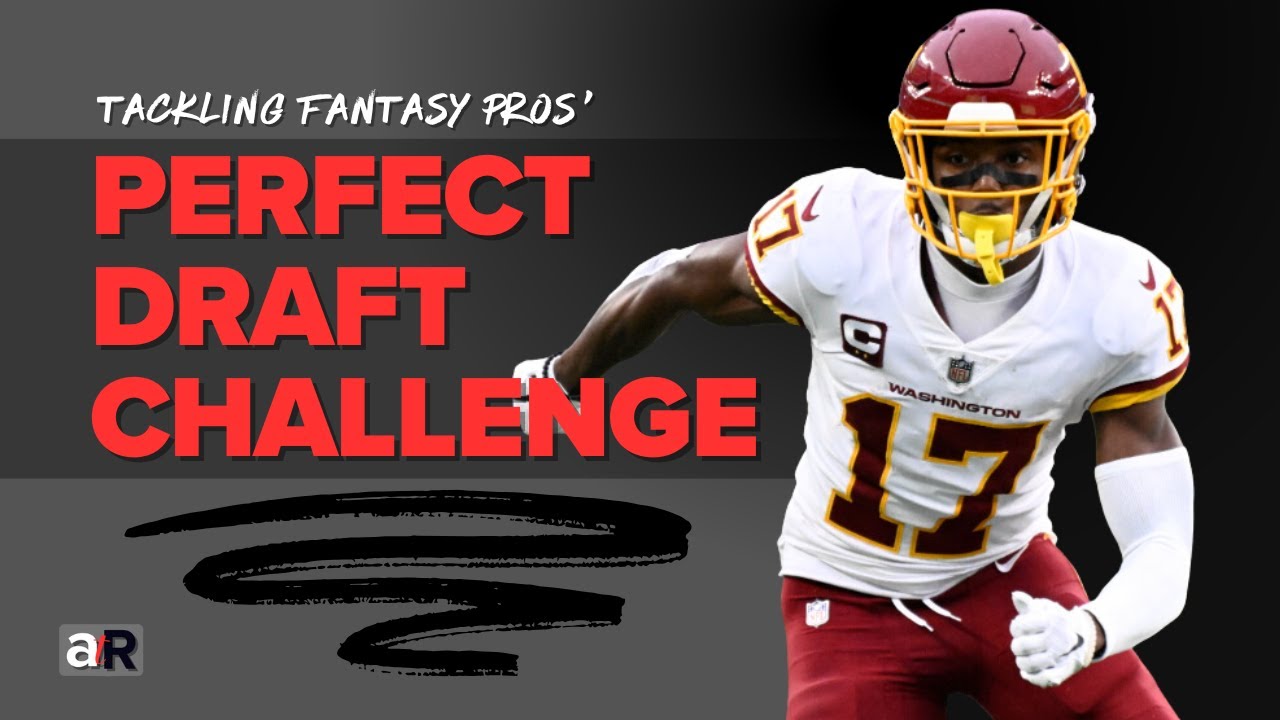 Tackling Fantasy Pros' Perfect Draft Challenge - YouTube
