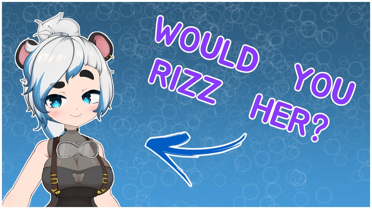 Would you try to rizz this Panda? | Azura reacts to chats RIZZ attempts ...