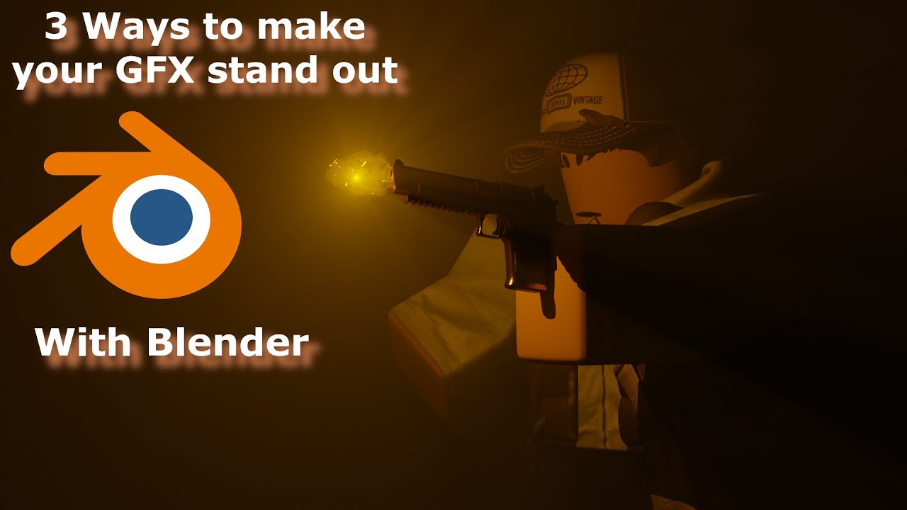 3 Ways to make your GFX stand out with Blender! (Fog effects, muzzle ...