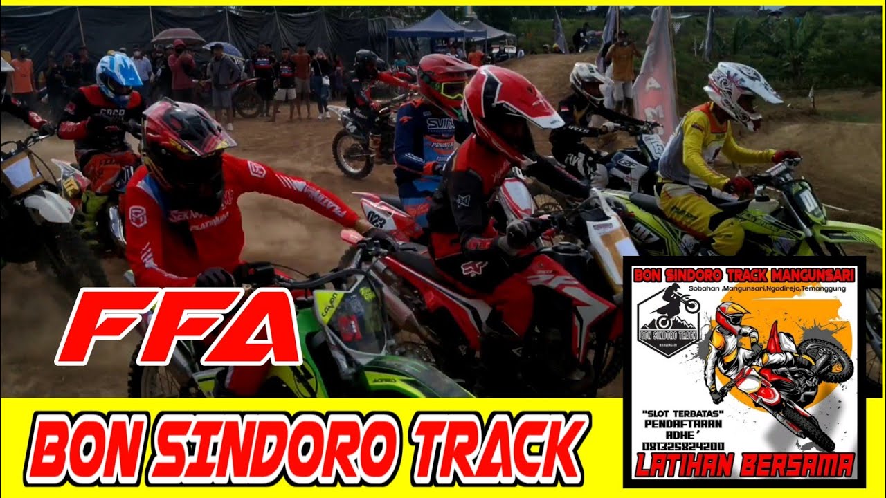 GRASSTRACK FFA LATBER BON SINDORO TRACK MANGUNSARI NGADERJO - YouTube