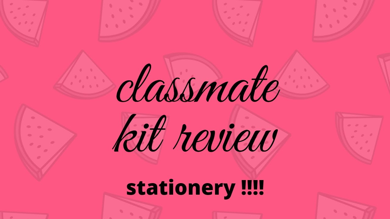 stationery haul| classmate kit review| first stationery haul ...