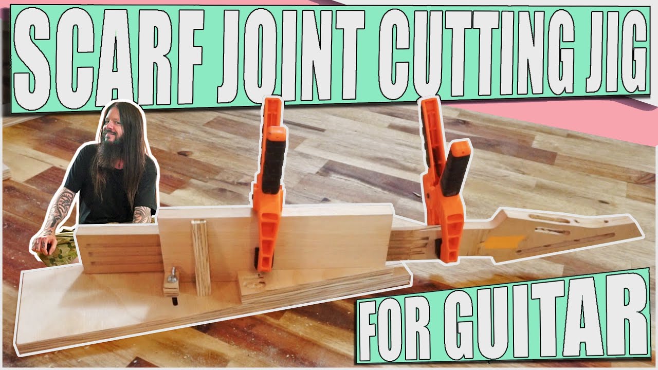 Luthiers Guitar Scarf Joint Cutting Jig. - YouTube