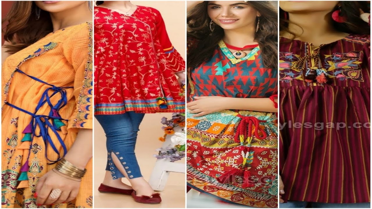 Latest Simple and Stylish Kurti Frock Designs | Causal Ladies Kurti ...