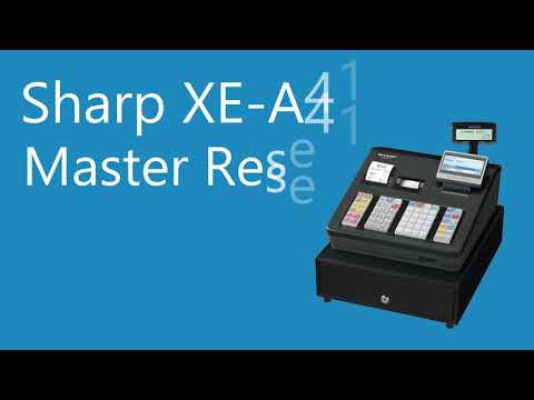 Sharp Xe a411 Master reset - YouTube