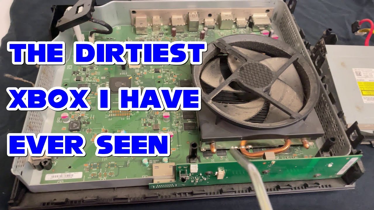 This 1st Gen Xbox One Was Loaded With Dust! - YouTube