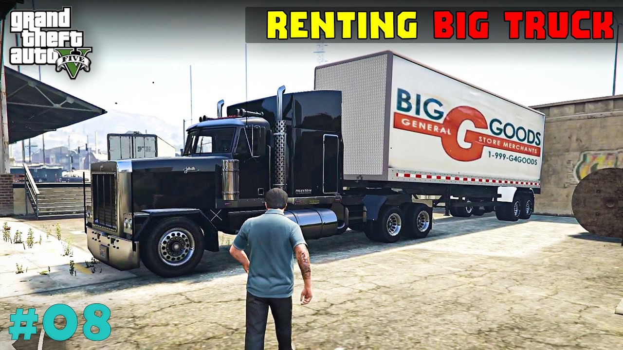 RENTING BIG TRUCK FOR SUPERCAR DELIVERY | GTA 5 GAMEPLAY 2024 #08 - YouTube