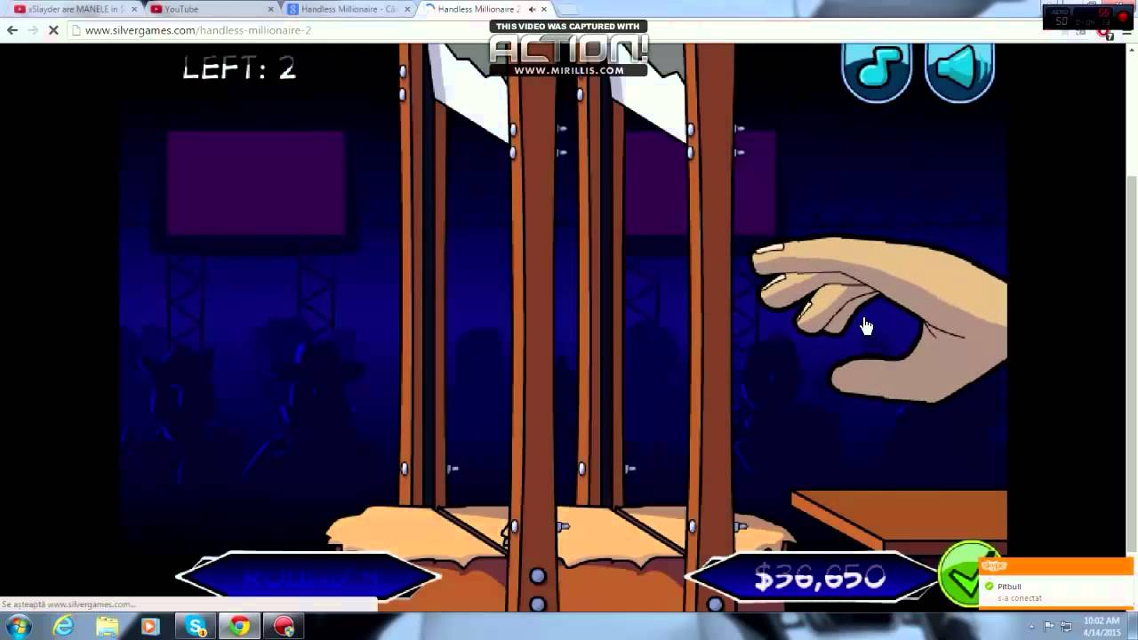 Romania Gaming:Handless Millionaire. - YouTube