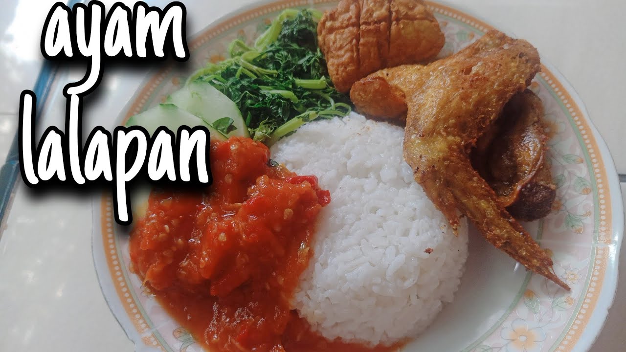 ayam lalapan||menu simpel masakan rumahan - YouTube