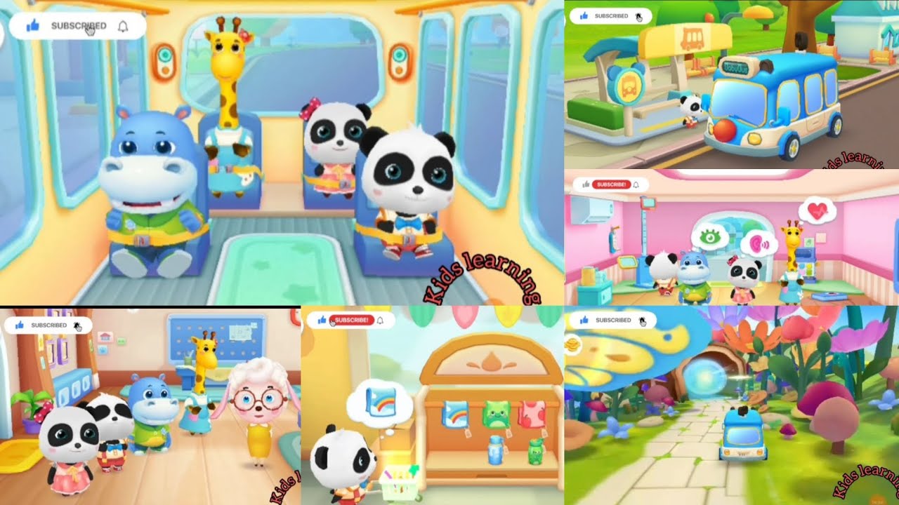 baby bus || school bus || kids cartoon kids school bus || enjoyable ...