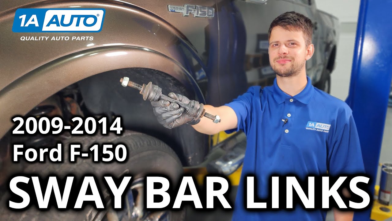 How to Replace Front Sway Bar Links 2009-2014 Ford F-150 - YouTube