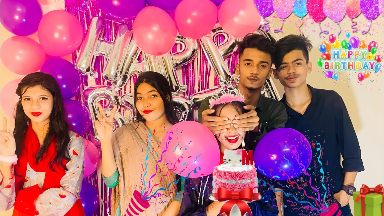 First Time choto bon ke birthday surprise dilam /. ফার্স্ট টাইম ছোট বোন কে বার্থডে সারপ্রাইজ ...