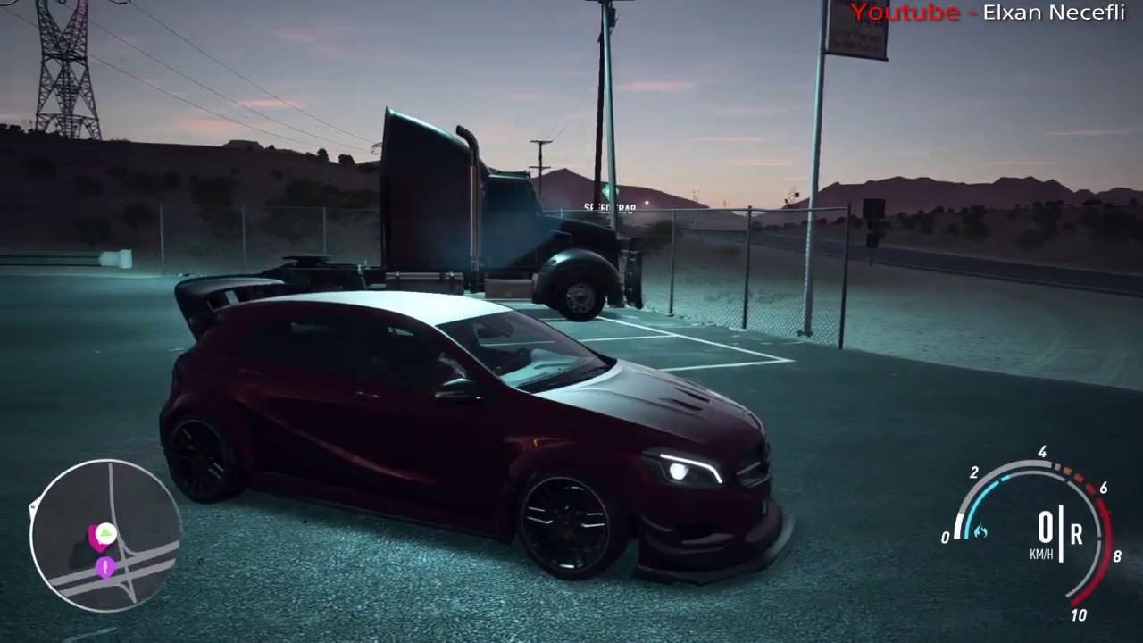 Mercedes-Benz a class need for speed payback - YouTube