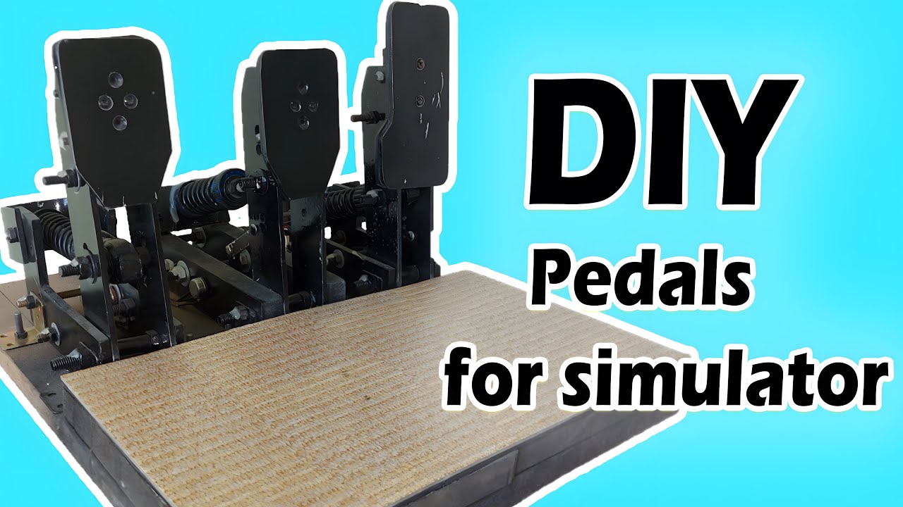 How to make DIY sim pedal/ መኪና simulation game controller እንዴት መስራት ...