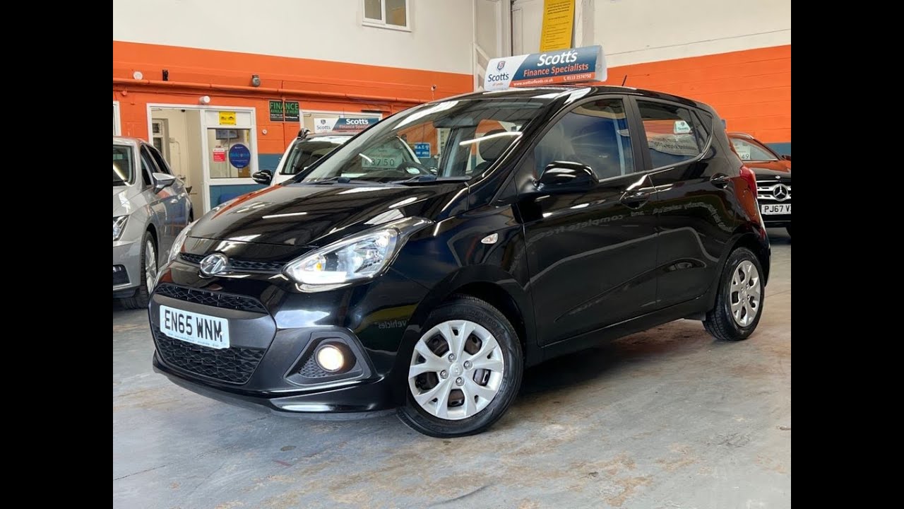 HYUNDAI I10 1.2 SE 5 DOOR PETROL BLACK NEW TIMING CHAIN - YouTube