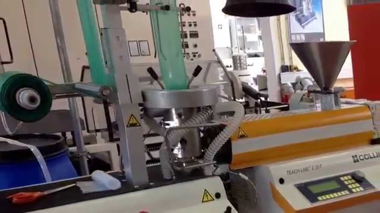 Schlauchfolienherstellung auf Dr. Collin Labor Extruder von Jürgen ...