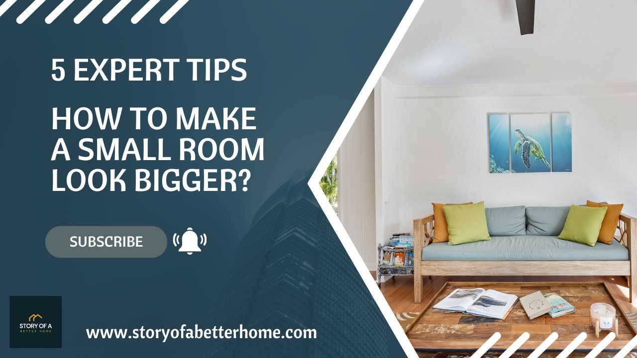 How To Make A Small Room Look Bigger? | 5 Expert Interior Design Tips ...