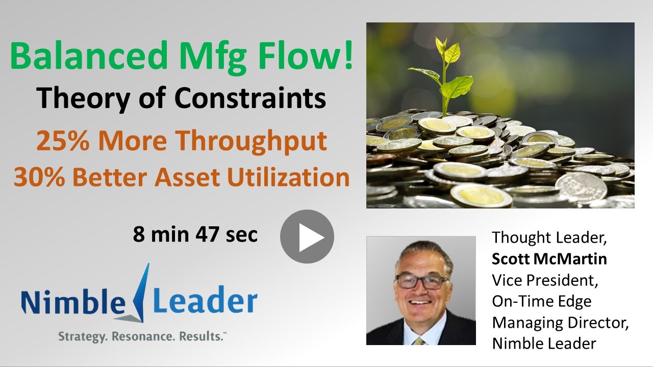 Balanced Manufacturing Flow | Theory of Constraints - YouTube