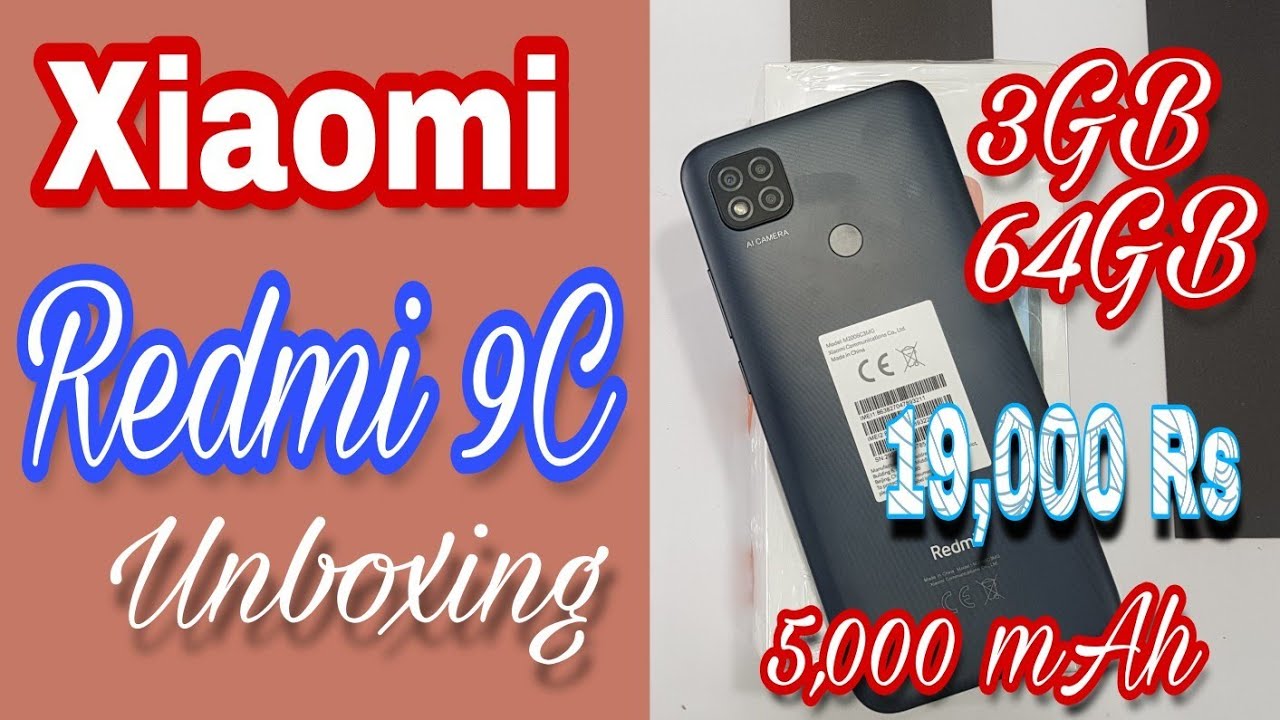 Xiaomi Redmi 9C unboxing & Review White 19,000 Rs Unboxing by iTinbox ...