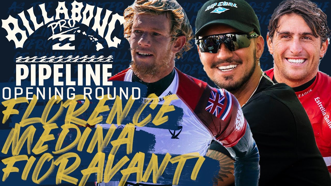 John John Florence, Gabriel Medina, Fioravanti | Billabong Pro Pipeline ...