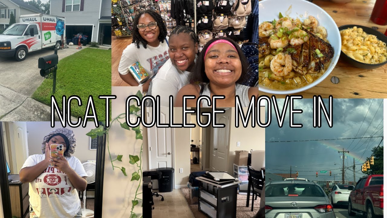 NCAT College Move In | Sebastian Place | Vlog - YouTube
