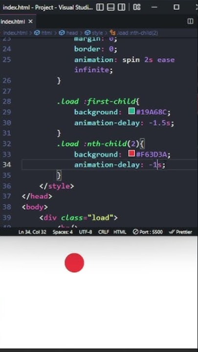 How to Create Pure CSS Animated Loader | CSS Loader - YouTube