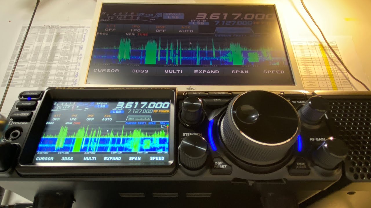 Yaesu FT-710 bemutatása, első benyomások, tapasztalatok - YouTube