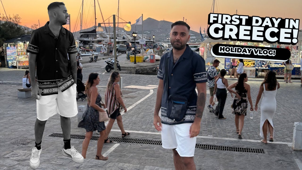 MY FIRST DAY IN GREECE!!! - FIRST HOLIDAY VLOG! 🔥🇬🇷 - YouTube