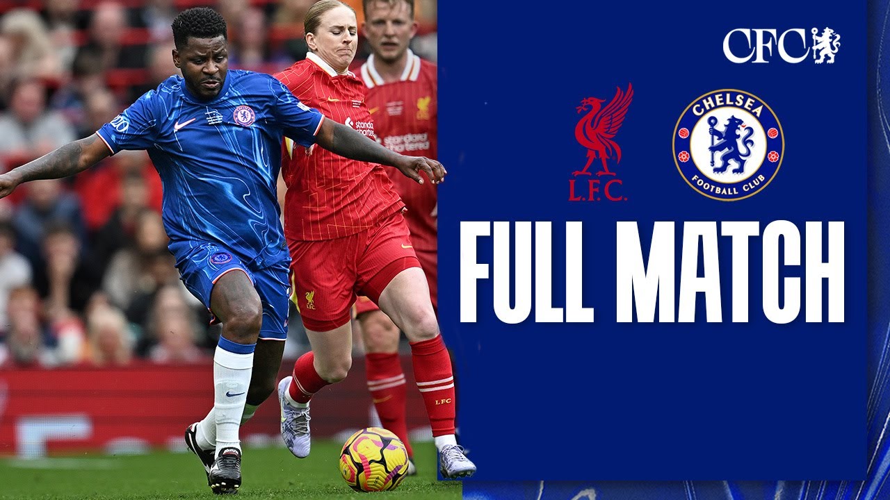 Liverpool Legends vs Chelsea Legends | FULL MATCH | Legends Charity ...