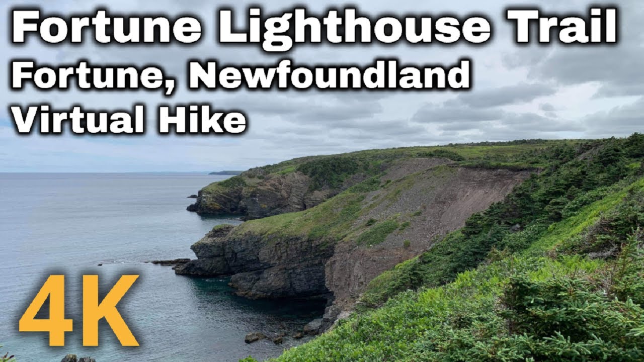 4K Virtual Hike - Fortune Lighthouse Trail - Fortune, Newfoundland and ...