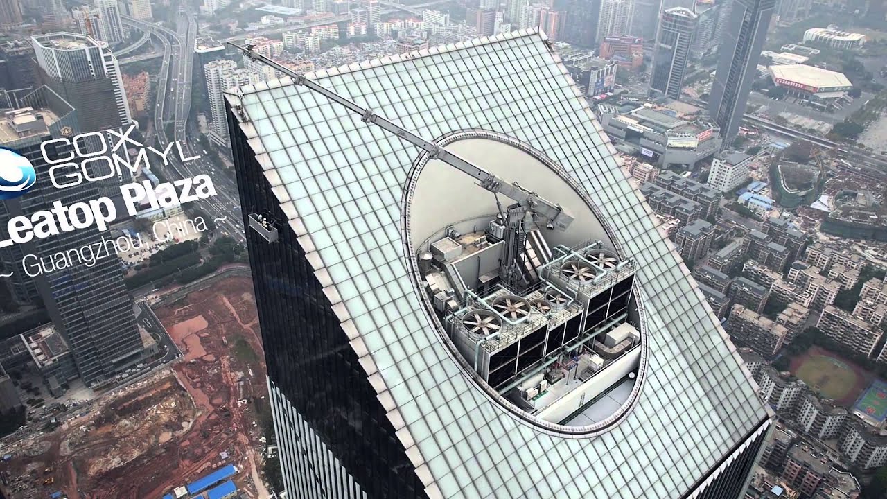 CoxGomyl Facade Access Solutions - Leatop Plaza, Guangzhou, China - YouTube