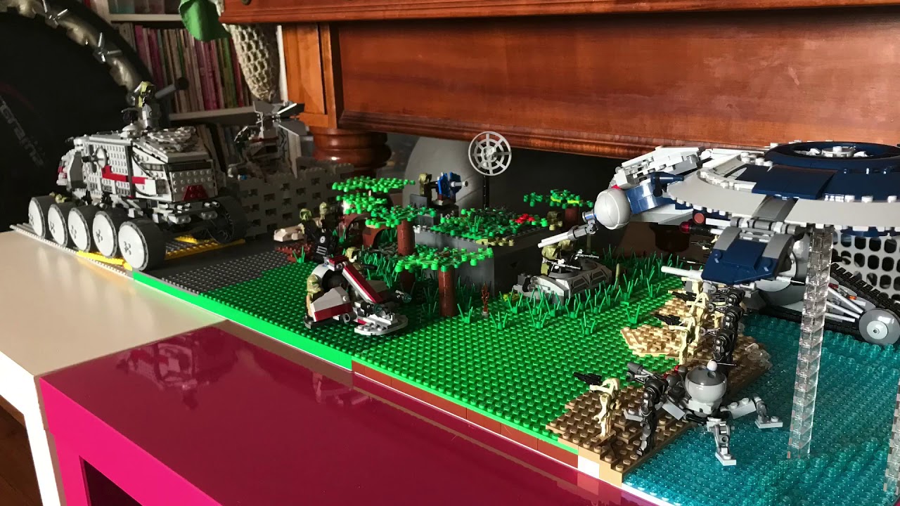 Lego Star Wars Clone Forest Base Moc - YouTube