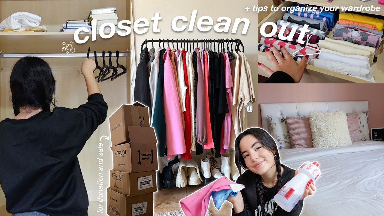 decluttering and organizing all of my clothes (+ tips to organize ...