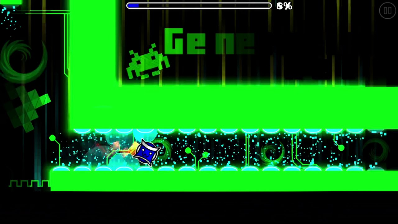 Space invaders in Geometry Dash - YouTube