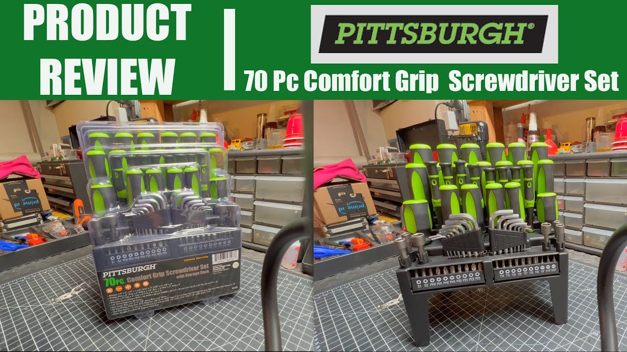 Product Review: Pittsburgh 70 Pc Comfort Grip Screwdriver Set With ...
