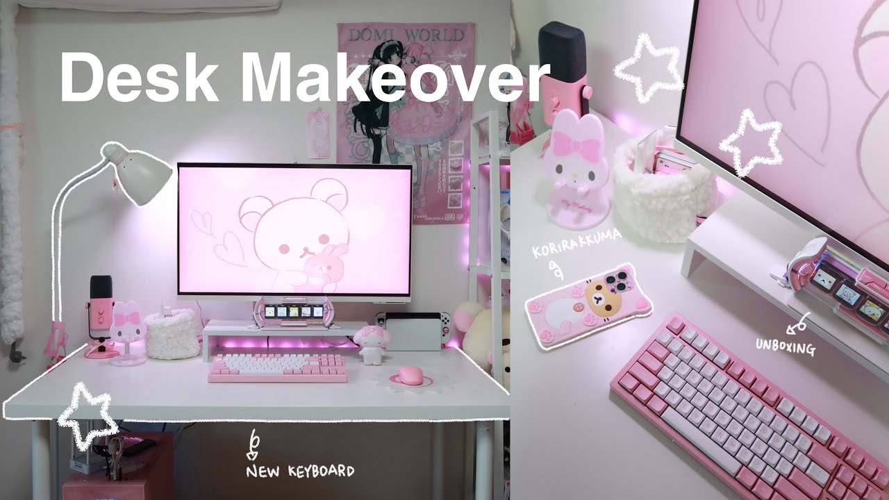 Desk Makeoverβ‘ New Keyboard Mic Cleaningπ Youtube