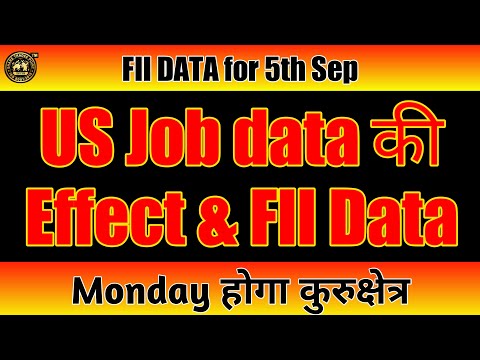 ख़राब US Job Data! Fii Dii Data analysis | Dow jones live - YouTube