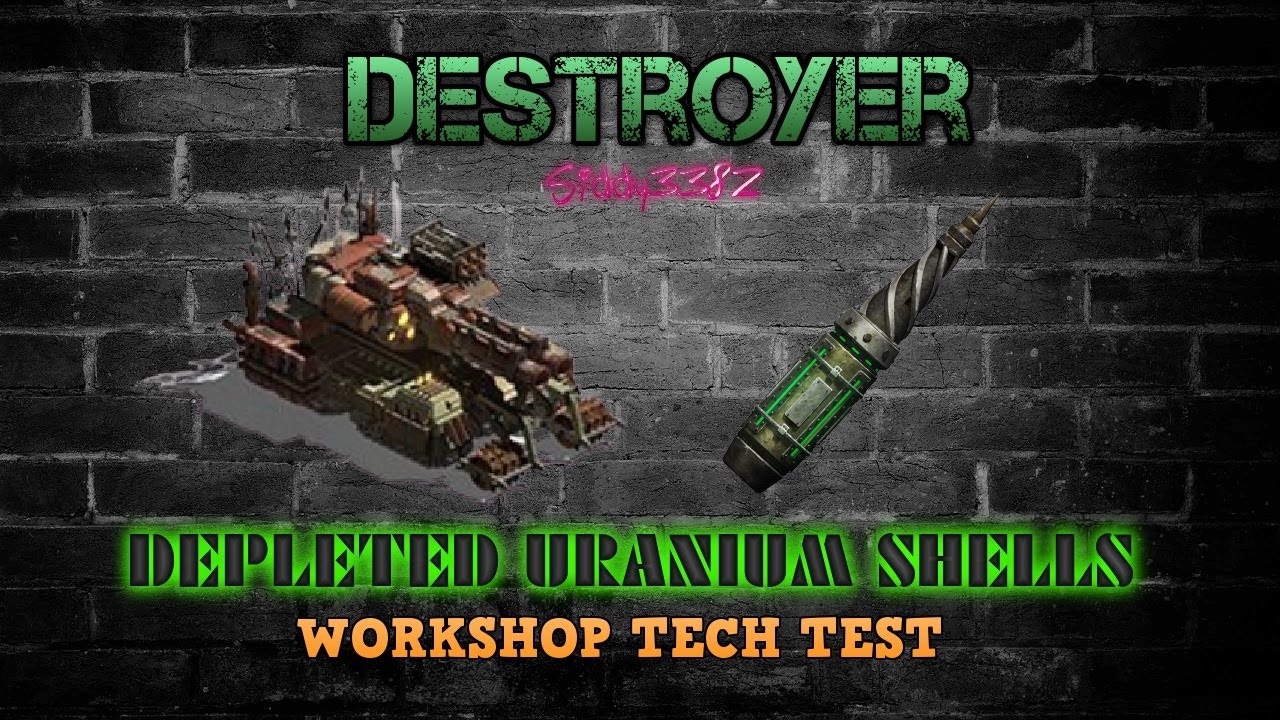 War Commander - Destroyer: Workshop Tech Test.. - YouTube