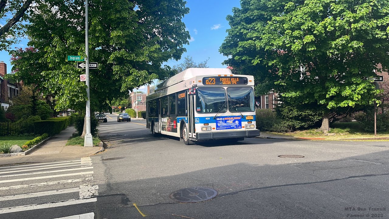 MTA Bus: 2012 New Flyer C40LF 628 Q23 - YouTube