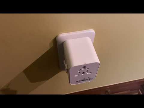 How to connect to a power outlet in Japan - YouTube