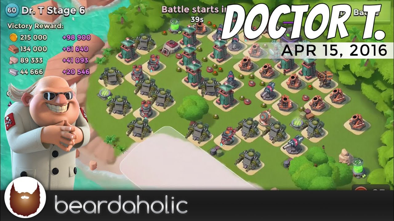 Boom Beach Dr. T. Apr 15, 2016 - YouTube