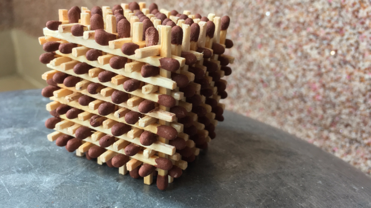 How to Make a Match Cube - YouTube