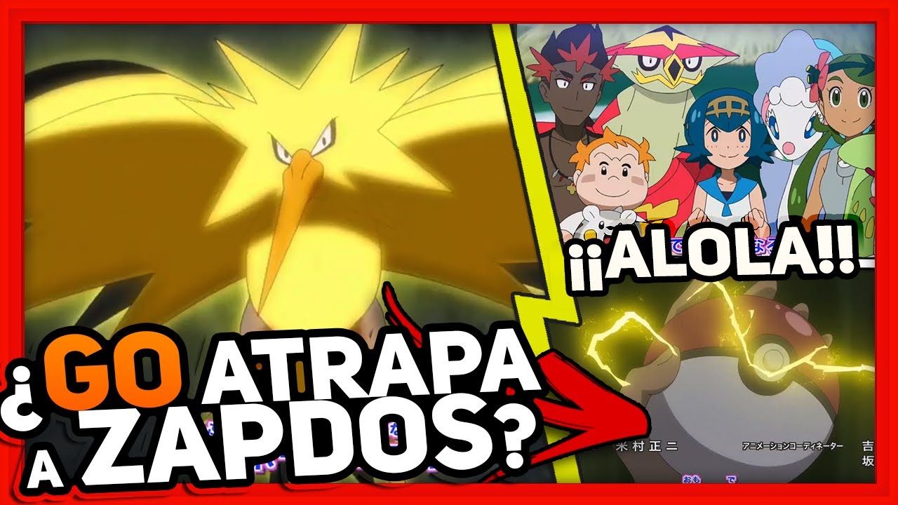 Go ATRAPA a ZAPDOS?? 😲 ¡ALOLA! - NUEVO OPENING VIAJES POKEMON - YouTube