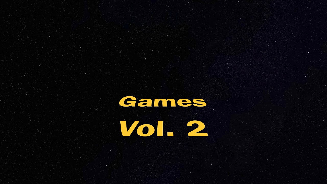 Games Vol. 2 - YouTube